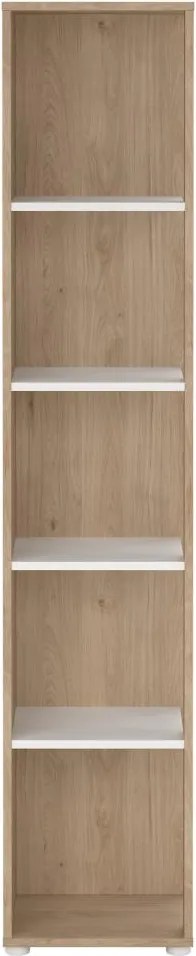 FALCO Knihovna Sigal 590 jackson hickory/bílá