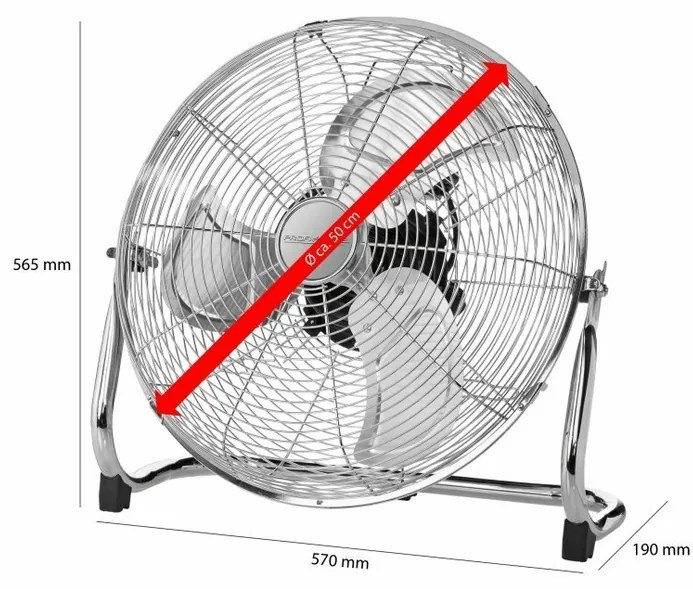 ProfiCare VL 3067 podlahový ventilátor, 50cm