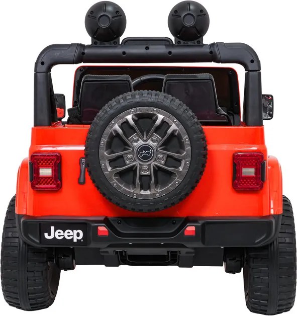 Elektrické autíčko Jeep Wrangler Rubicon LIFT oranžové