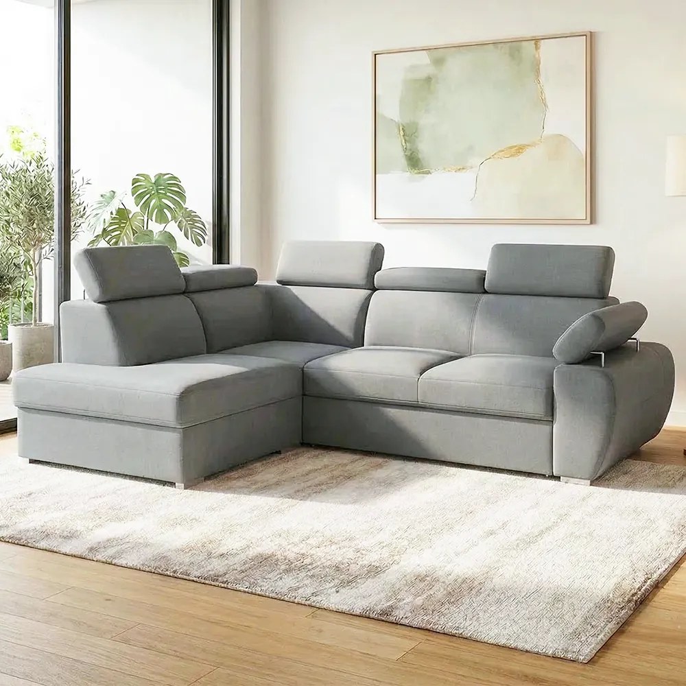 Sedací souprava BASTON | 200x260 cm | rozkládací + úložný prostor | VÝBĚR TKANIN