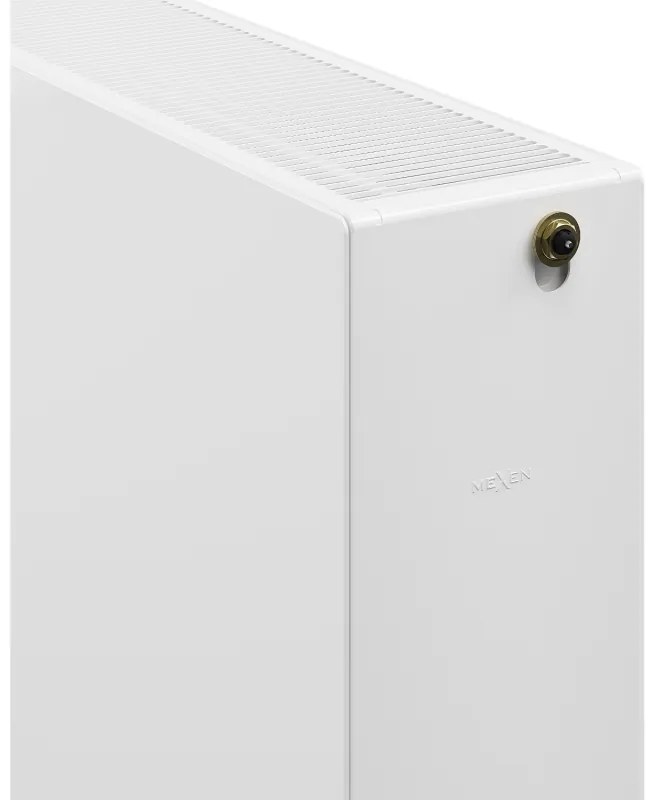 Mexen, Mexen Flat CVF33 panelový radiátor 400 x 600 mm, spodní připojení, 949 W, bílý - W633F-040-060-00