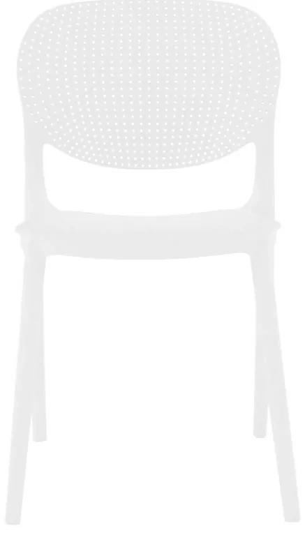 Tempo Kondela Stohovatelná jídelní židle FEDRA NEW bíla