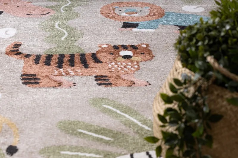 Dywany Łuszczów Dětský kusový koberec Fun Africa beige - 180x270 cm