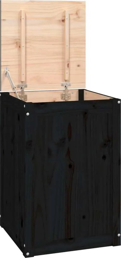 vidaXL Box na prádlo 44 x 44 x 66 cm masivní borové dřevo [823567] Barva: Bílá