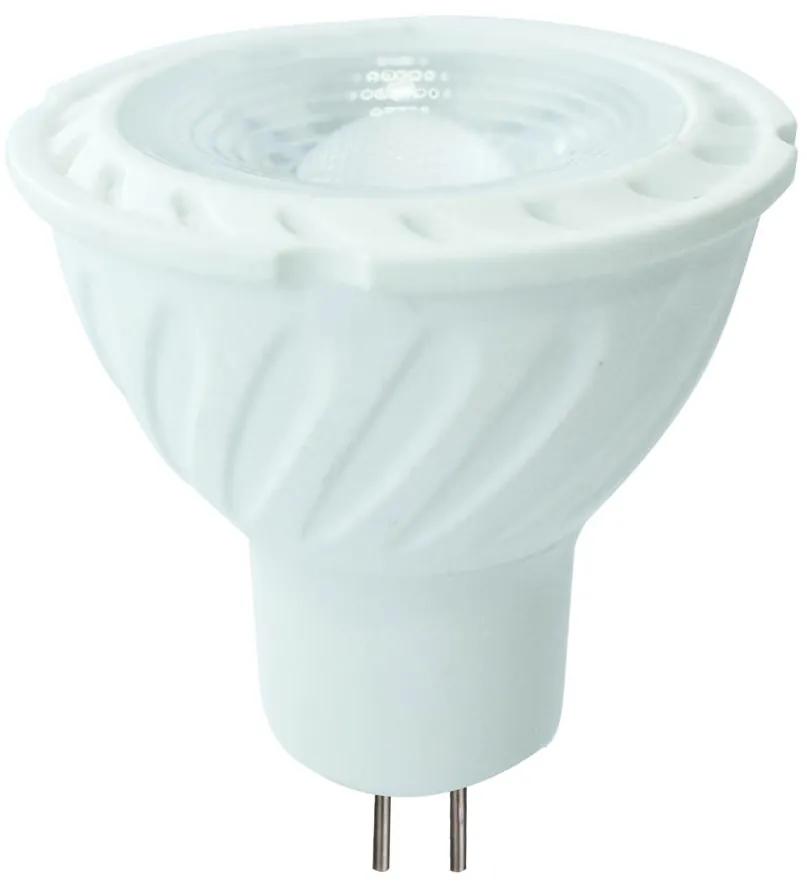 LED žárovka GU5.3,/6,5W/MR16/SAMSUNG CHIP/VT-257/V-TAC barevná teplota: teplá bílá / 3000K SKU204