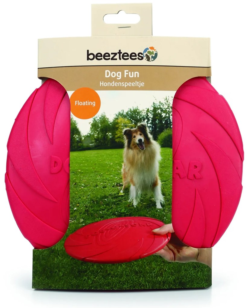 Gumové frisbee BEEZTEES Dog O Soar střední Barva: Fialová