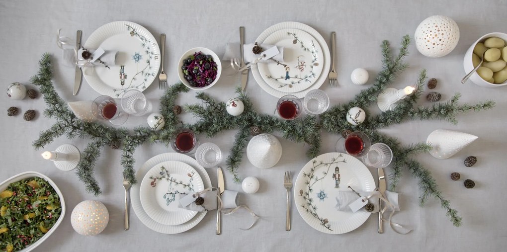 KÄHLER Dezertní talíř Hammershøi Christmas 19 cm, multi barva, porcelán
