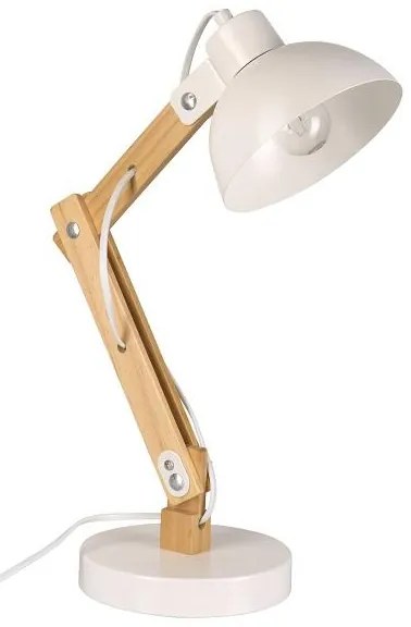 Stolní lampa UNLE 66392 WHITE-WOOD LB1