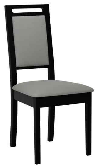 Čalouněná jídelní židle Heven XV, Barva dřeva: černý, Potah: Hygge D91