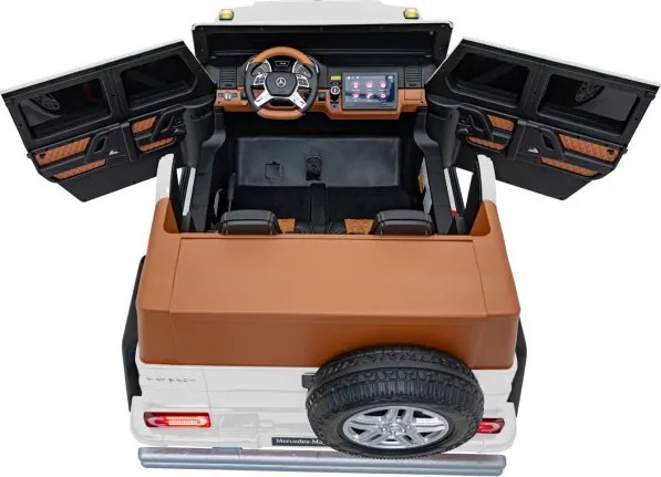 Elektrické autíčko Mercedes Benz MAYBACH G650 STRONG bílé
