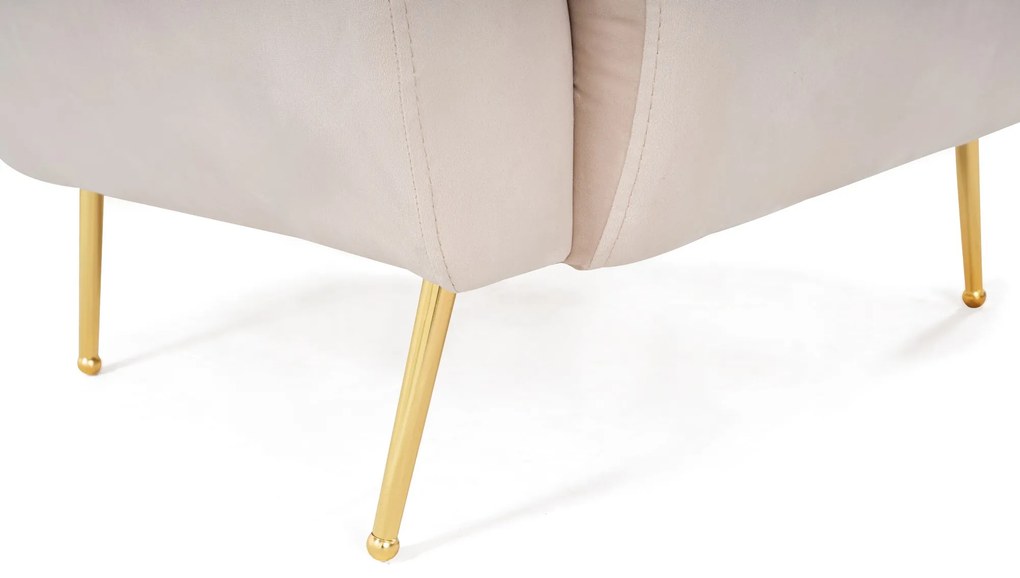 Atelier del Sofa Křeslo Eses Beige - Wing, Béžová