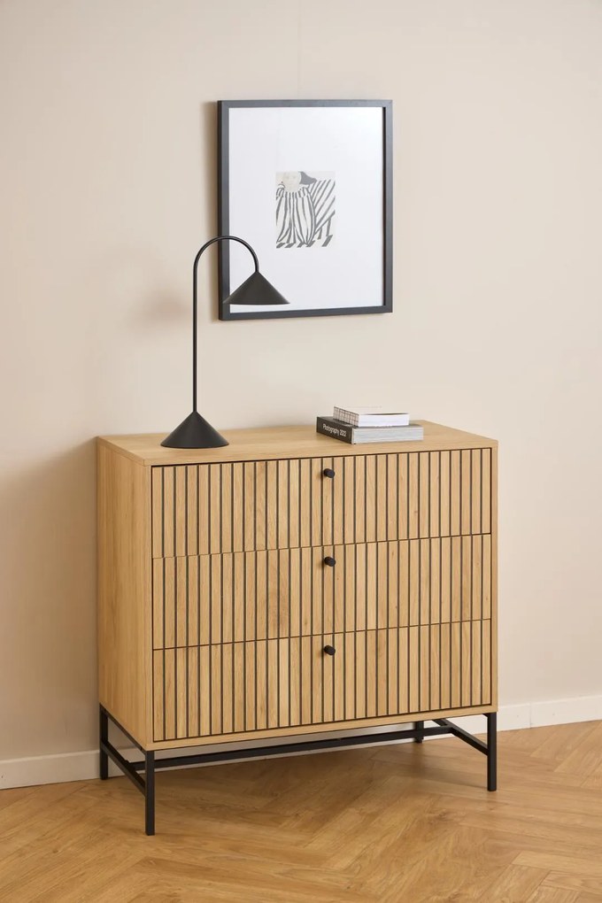 ACTONA Komoda ALBANY hnědá 80,6x40x80,4 cm