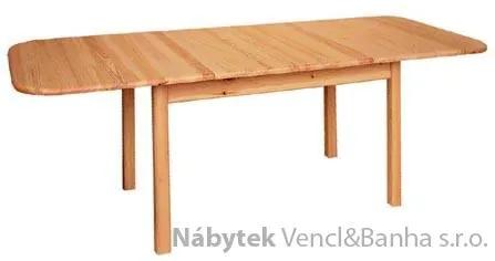 dřevěný jídelní stůl rozkládací z masivního dřeva borovice drewfilip 1