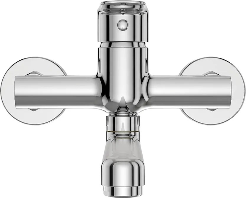 Mereo, Mereo Dřezová nástěnná baterie, Pego, 150 mm, s ramínkem plochým rovným 210 mm, chrom, MER-CB302P