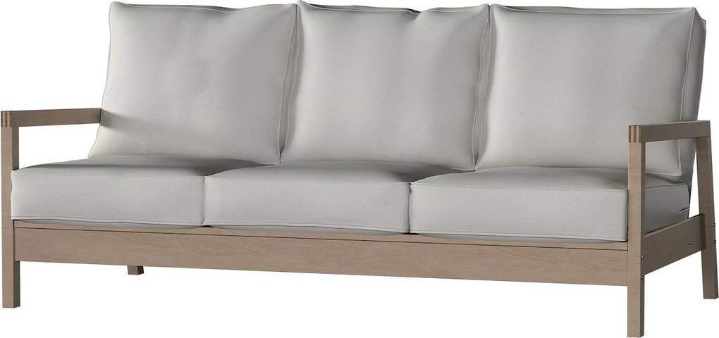 Potah na pohovku IKEA Lillberg 3-místná nerozkládací barva šedá látka lesklé, pletený vzor, sametová