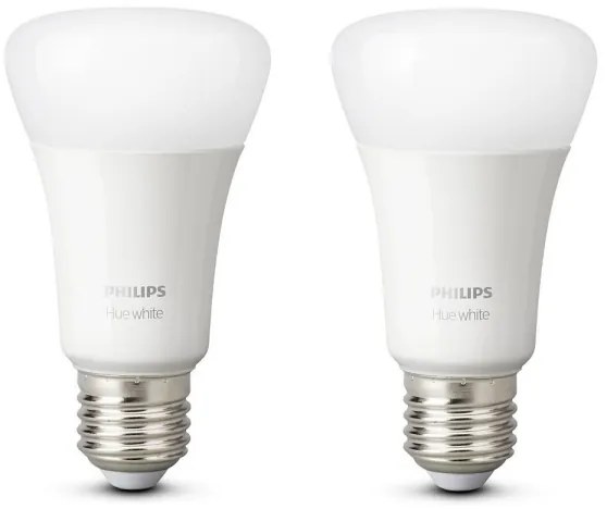 SADA 2x LED Stmívatelná žárovka Philips Hue WHITE E27/9W/230V 2700K