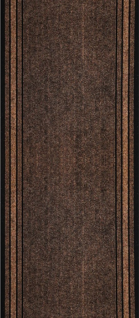 Spoltex, Protiskluzový běhoun na míru Rekord 811 hnědý, šíře 100 cm, hnědá, chodba / předsíň
