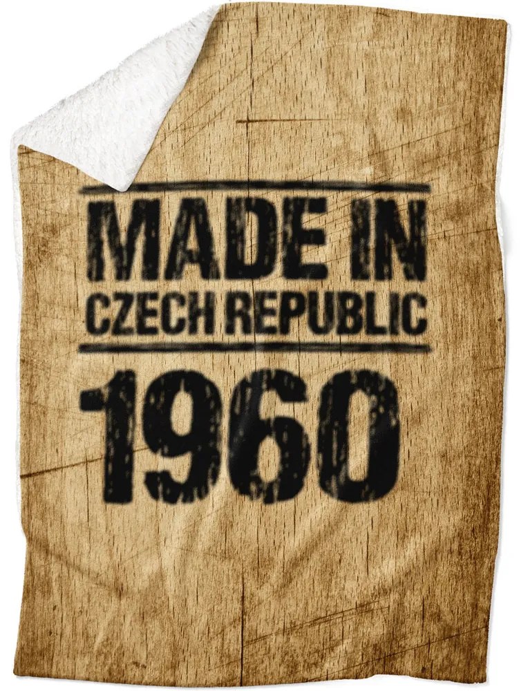 Deka Made In (rok: 1960, Podšití beránkem: ANO)