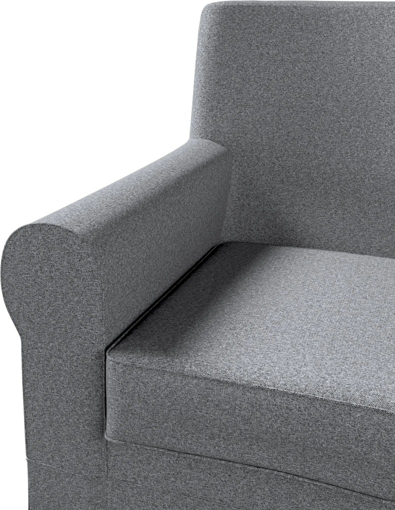 Potah na křeslo IKEA Ektorp Jennylund barva šedá látka pletený vzor