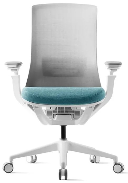 Office Pro Kancelářská ergonomická židle ROLY WHITE - síťovina Černá