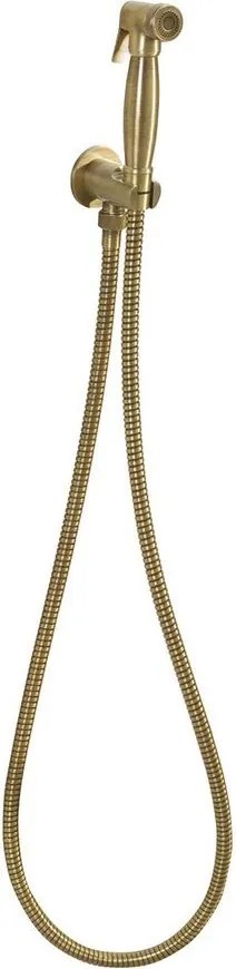 Reitano Rubinetteria Reitano Rubinetteria, Bidetová sprcha retro s hadicí a držákem sprchy s vyústěním, bronz, 9106