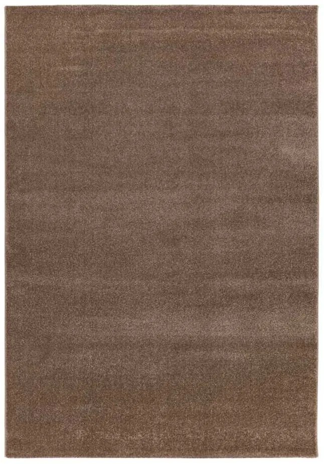 Lalee Kusový koberec Trendy Uni 400 Light Brown Rozměr koberce: 80 x 150 cm