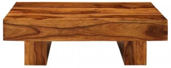 Indický nábytek - Konferenční stolek Gani 118x35x45 z indického masivu palisandr Světle medová