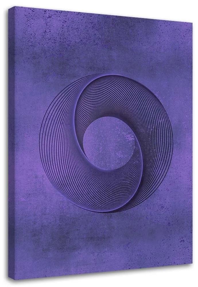 Gario Obraz na plátně Fialový kruh - Andrea Haase Rozměry: 40 x 60 cm