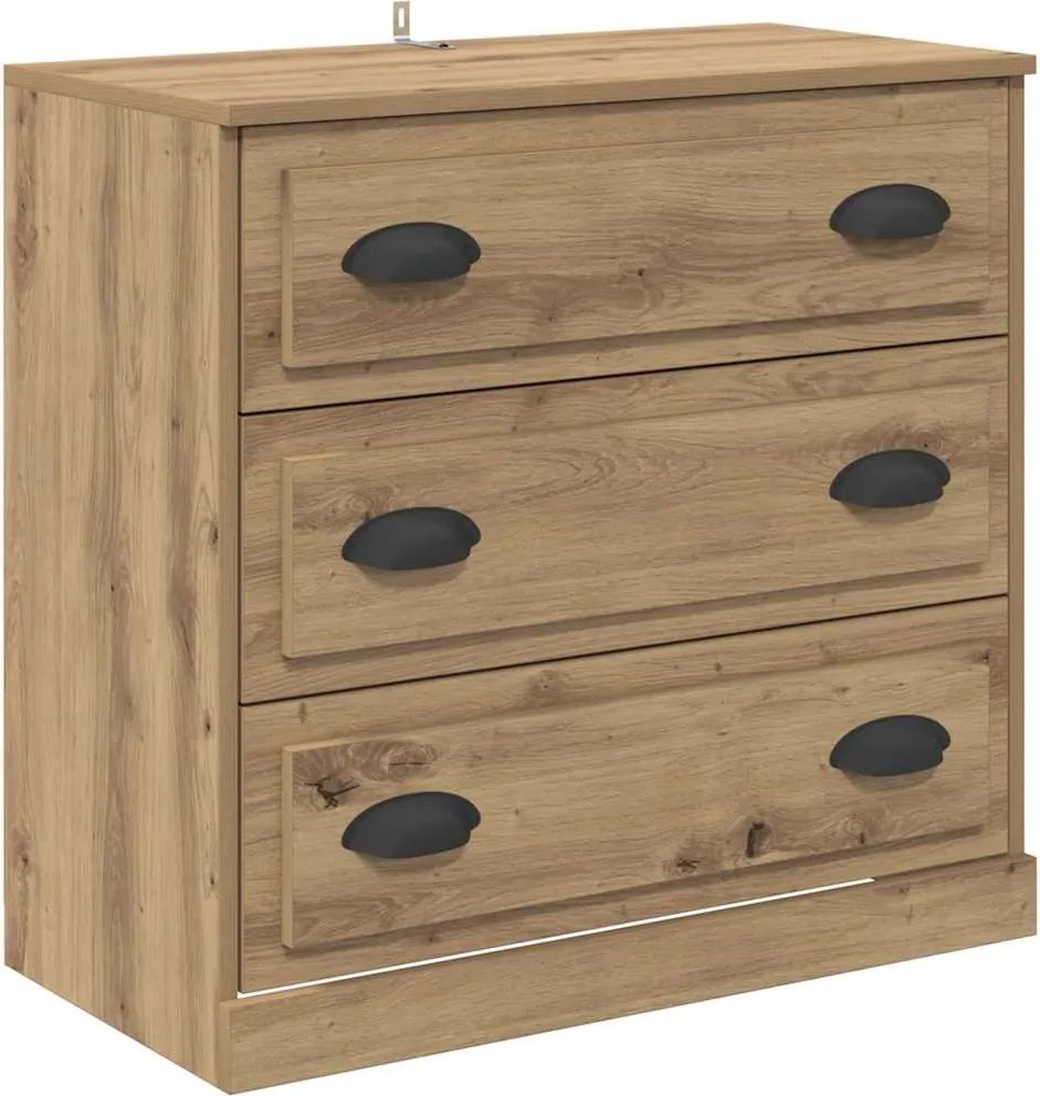 Konzole 2 ks Artisanový dub 70 x 35,5 x 67,5 cm 3402654