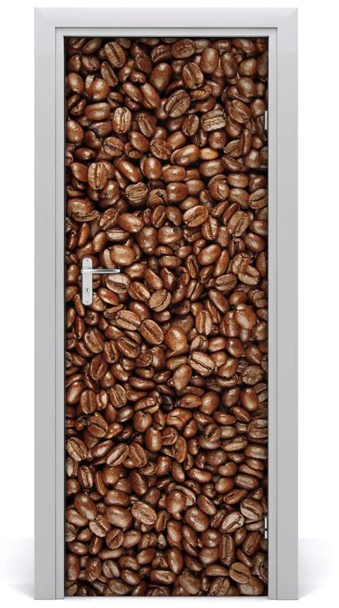 Fototapeta na dveře samolepící zrnka kávy 75x205 cm