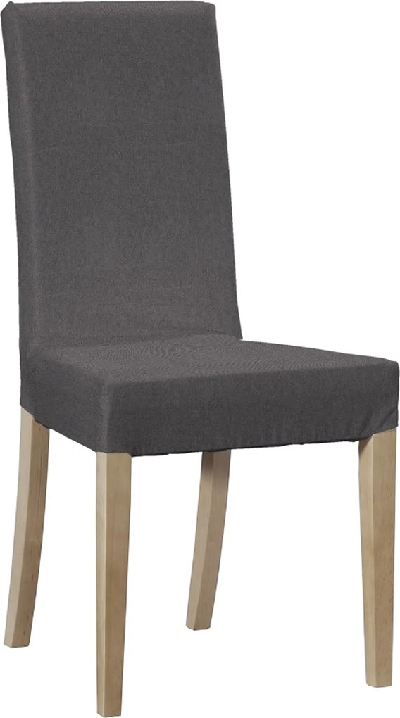 Potah na židli IKEA Harry, krátký barva šedá látka pletený vzor