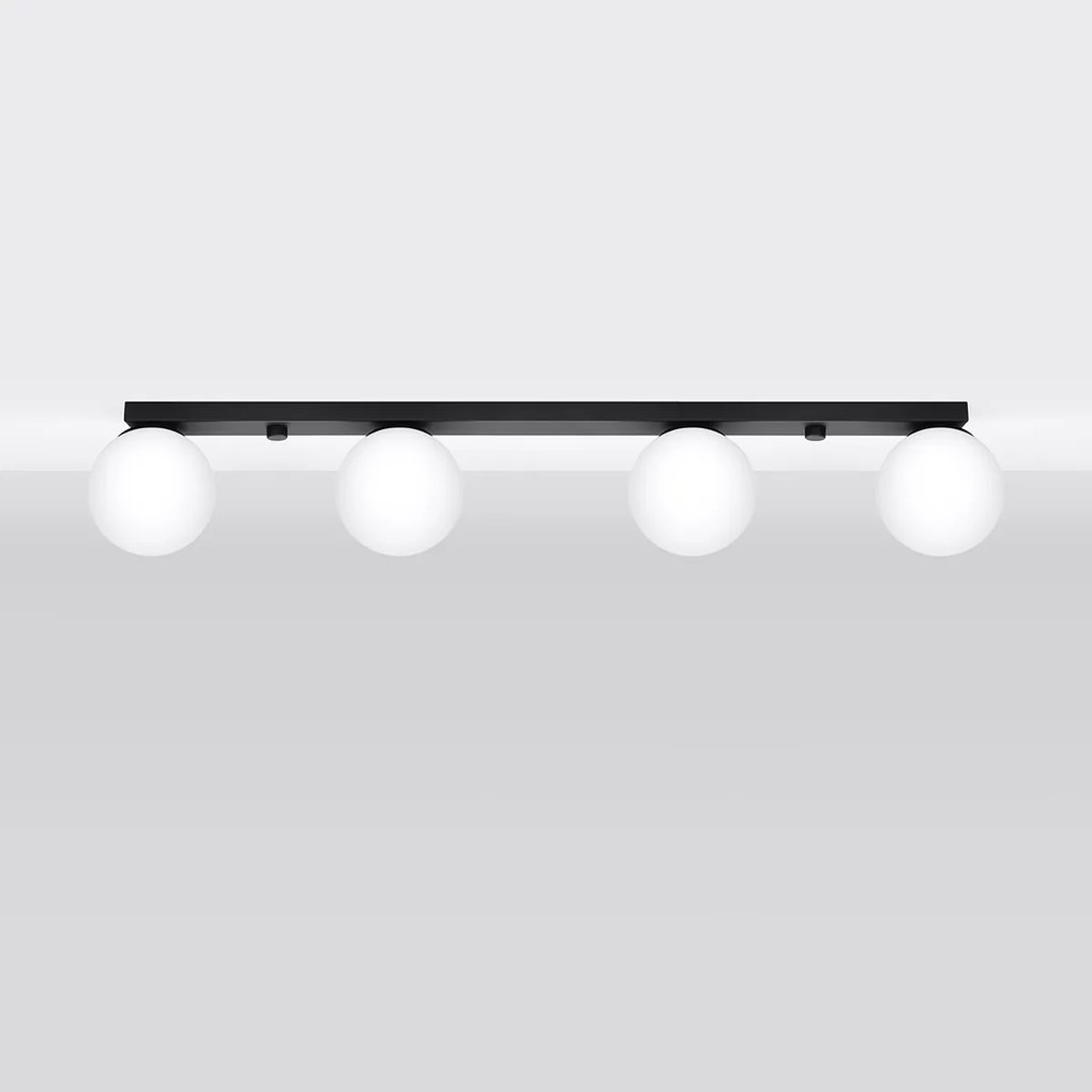 Sollux Lighting Stropní svítidlo YOLI 4 černé