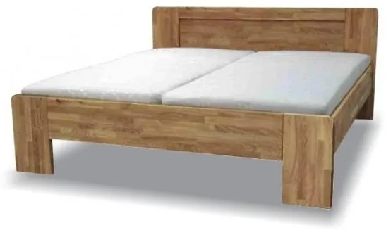 Lucatec Dřevěná postel Daniel 50plus 200x120 Divoký jasan