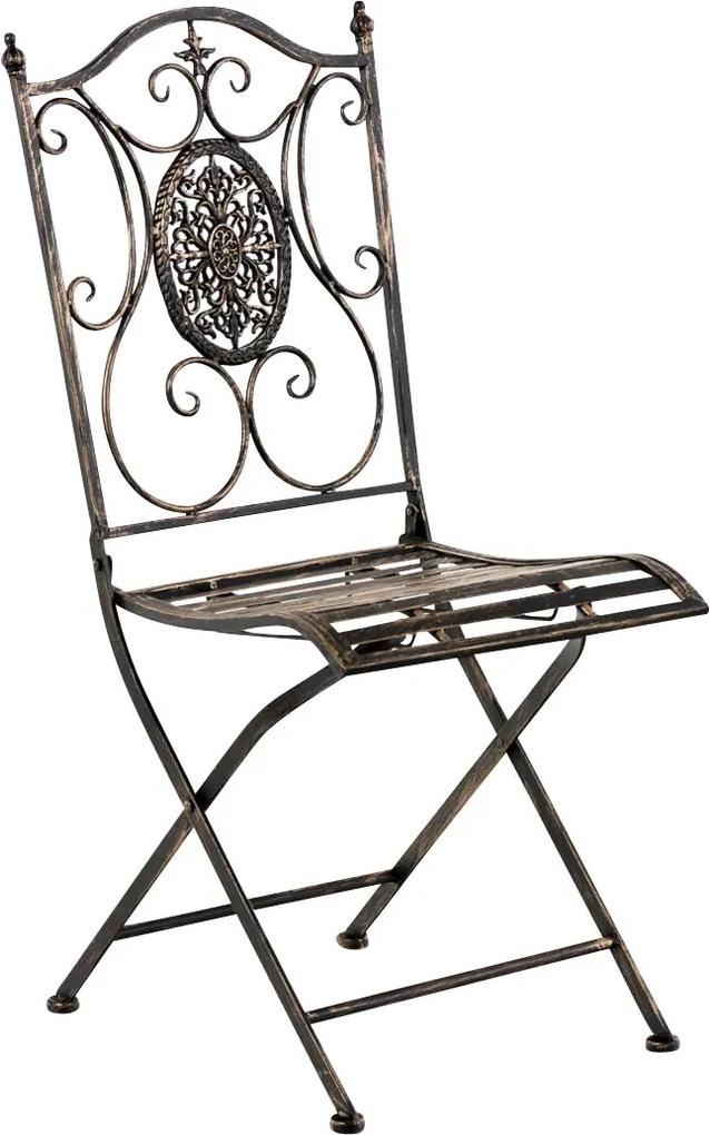 Kovová židle Sibell Barva  Bronzová