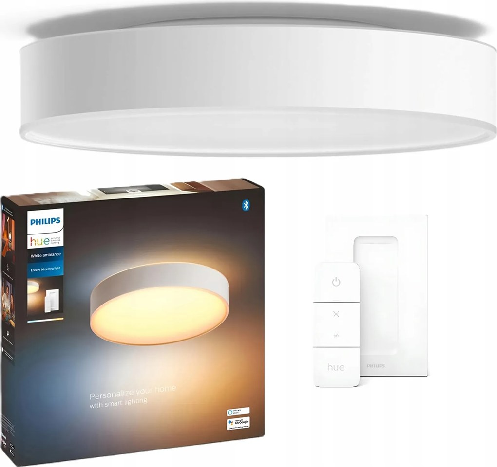 Stropní Svítidlo Stropní Svítidlo Led Nástěnný 19,2 W 38 Cm Bílá Philips Hue dálkový ovladač