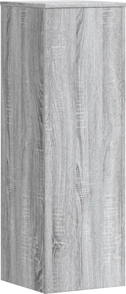 Stojany na rostliny 2 ks šedé sonoma 33 x 33 x 100 cm kompozit 3307887