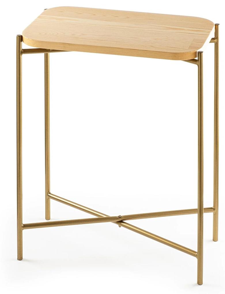 Konferenční stolek Stevie A (zlatá + přírodní). 1089704