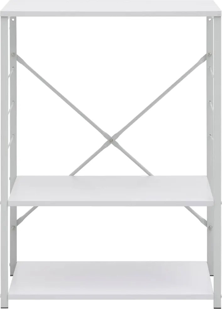 Skříňka na mikrovlnku bílá 60 x 39,6 x 79,5 cm kompozitní dřevo 288236
