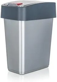 KEEEPER Koš odpadkový 10 l, 36,5 x 29,5 x 18 cm, šedý