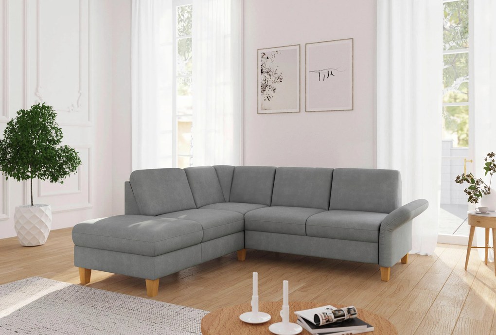 XXXLutz ROHOVÁ SEDAČKA, textil, šedá Sit & More - Sedací soupravy - 000144016178