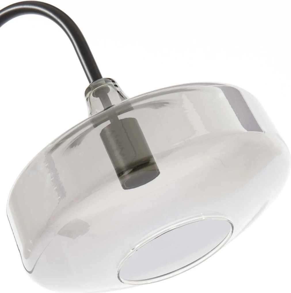 Kovová stojací lampa BLACK SOLNA