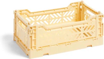 HAY Úložný box Crate S, light yellow