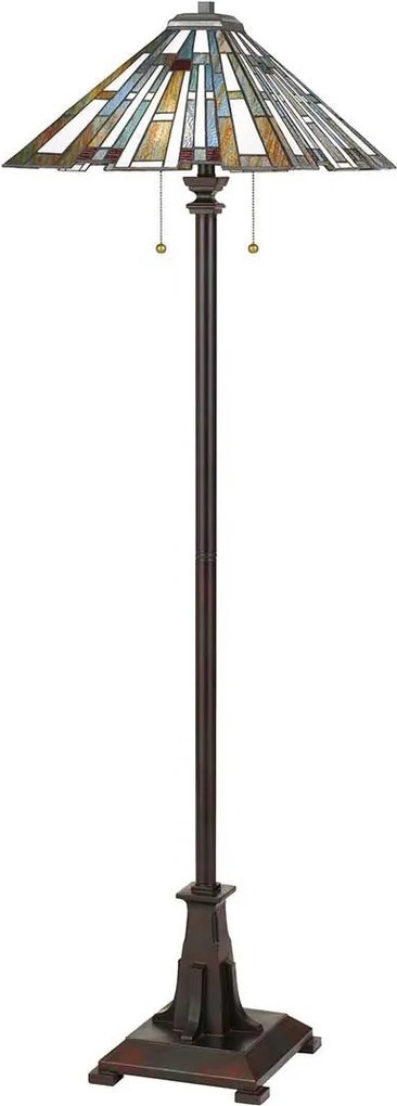 Vitrážová lampa Elstead MAYBECK 158 cm 2xE27 60W