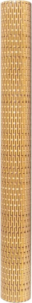 Balkonová zástěna světle hnědá 300 x 100 cm polyratan 156267