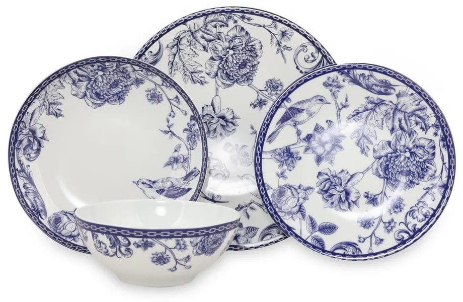 Porcelánová jídelní sada 24 ks pro 6 osob Flowers – Kütahya Porselen