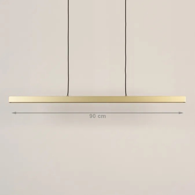 Závěsné designové LED svítidlo nad stůl Corciano Gold