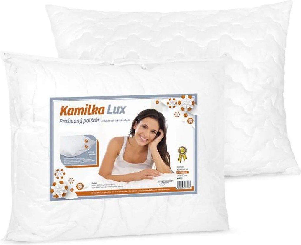 Polštář Kamilka LUX 600g Bílá 5700/0600 600g 50x70 cm
