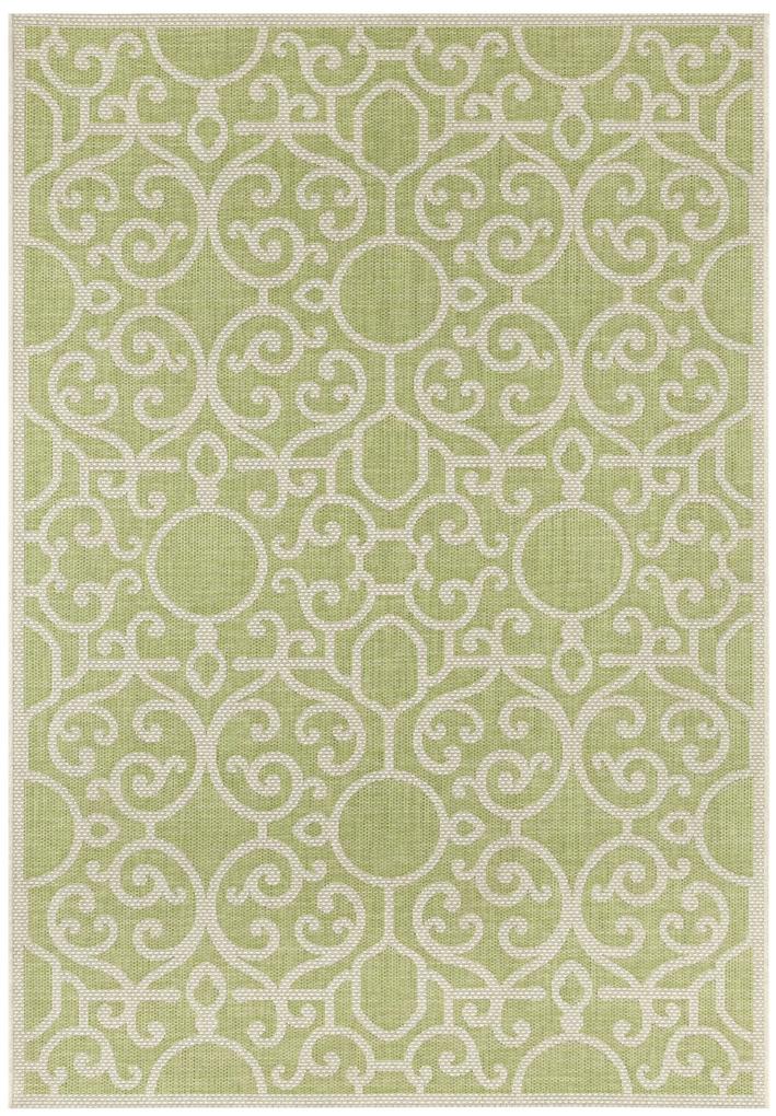 Bougari - Hanse Home koberce Kusový koberec Jaffa 103887 Green/Taupe Rozměr: 70x200