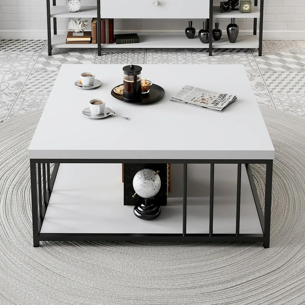 Konferenční stolek Zenn White and Black