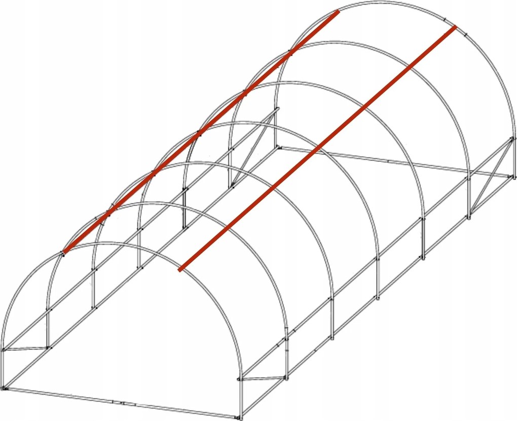 Fóliovník 3x6m bílý STANDARD